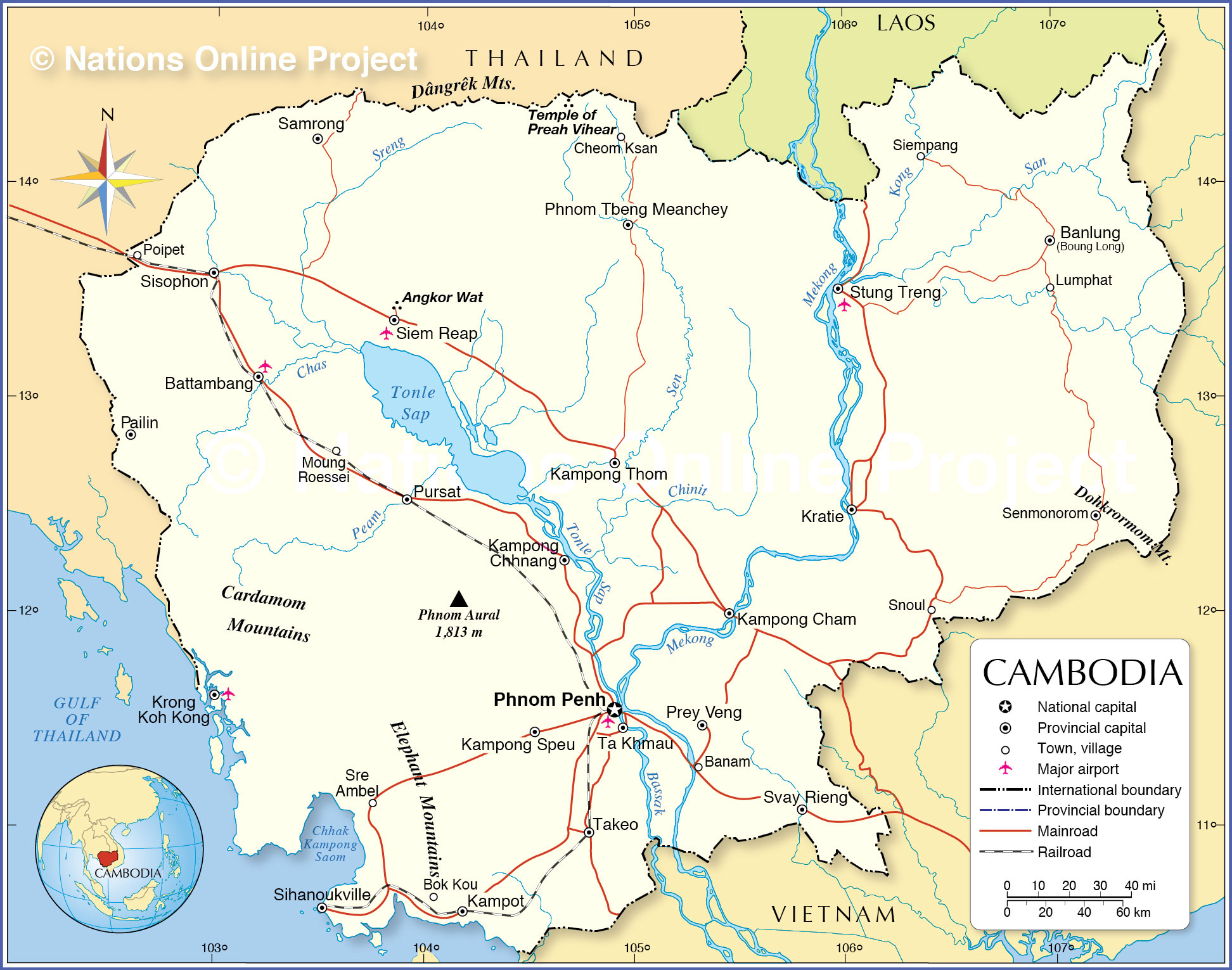CAMBODIA maps