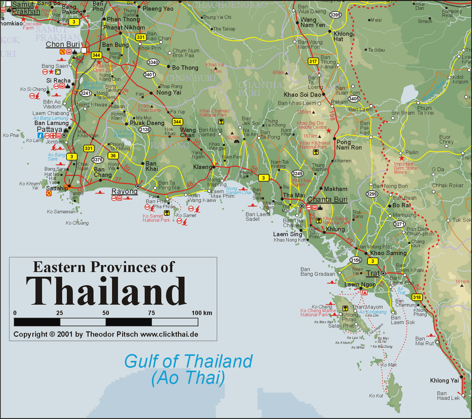 Thailand Map